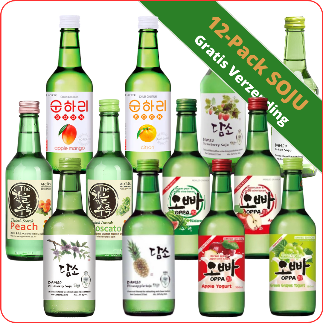 Aanbieding: Soju 12-pack – SOJU.nl