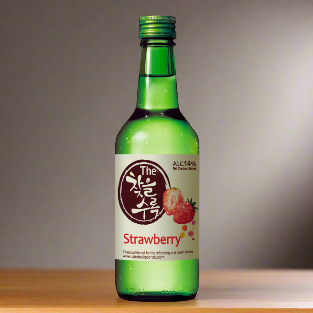 Chateul Soju Strawberry 🍓 - 360 ML - SOJU.nl