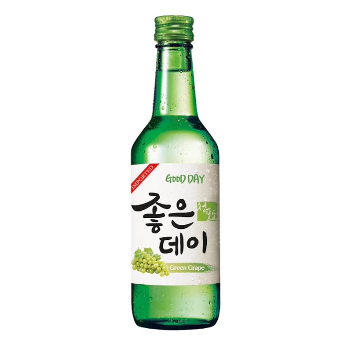 Good Day soju Green Grape 💚 - soju.nl – SOJU.nl