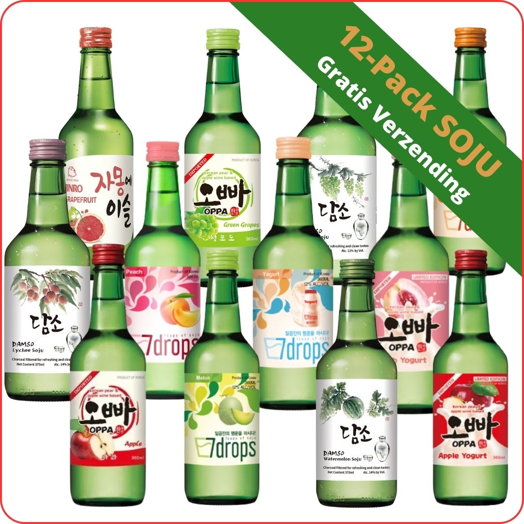 Aanbieding: Soju 12-pack – SOJU.nl