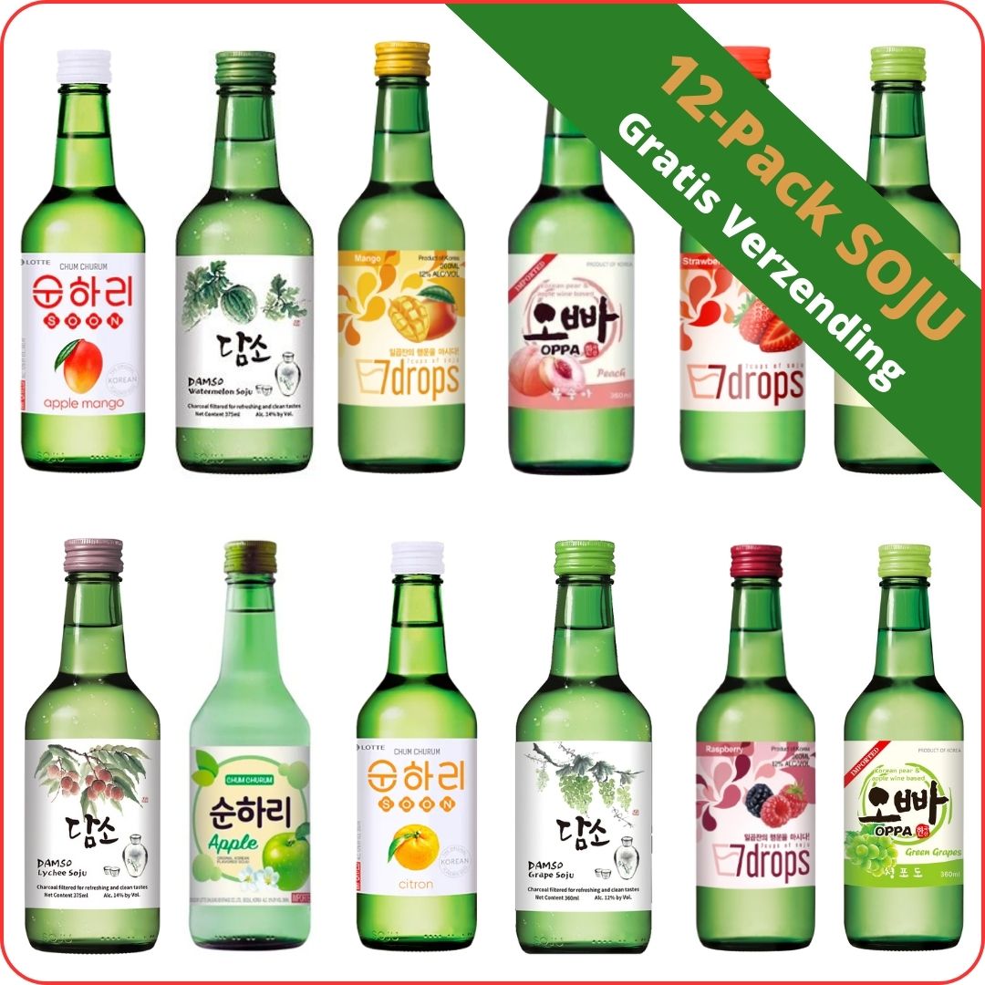 Aanbieding: Soju 12-pack – SOJU.nl